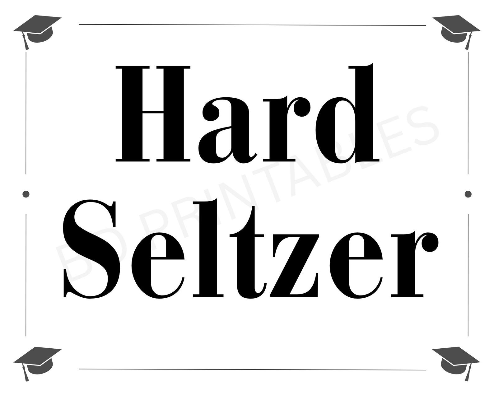 Graduation Party Beverage or Cooler Signs - Etsy
