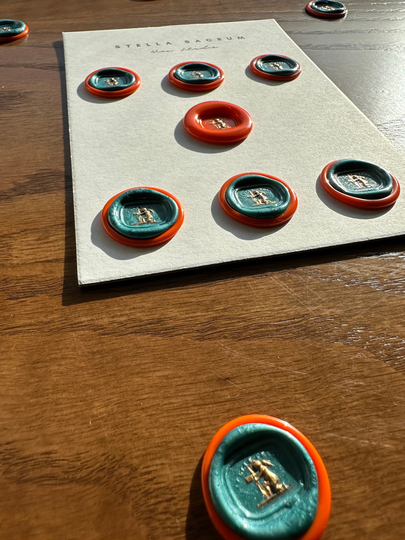 Hand-painted Cherub Wax Seal Stickers: Antique Wedding Invitation Seals ...