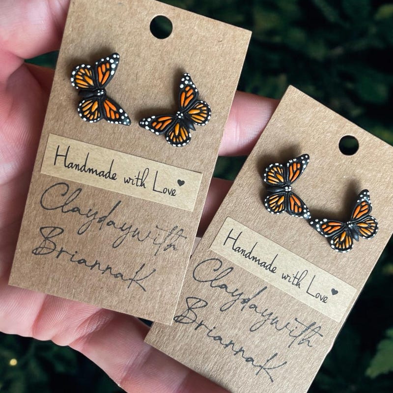 Unique Butterfly Ear Rings - Etsy