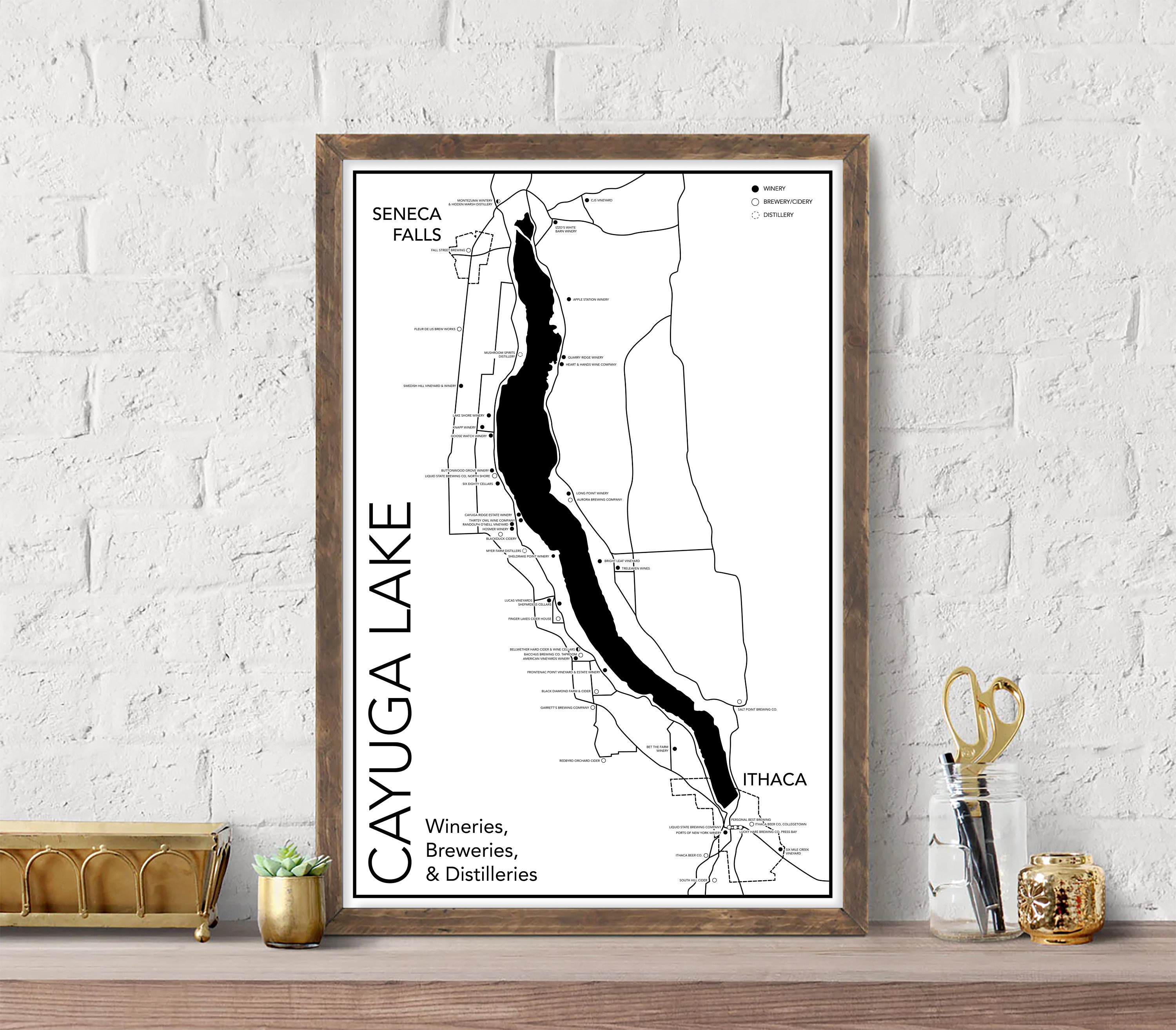 Cayuga Lake - Finger Lakes - Complete Wineries, Breweries, Distilleries ...