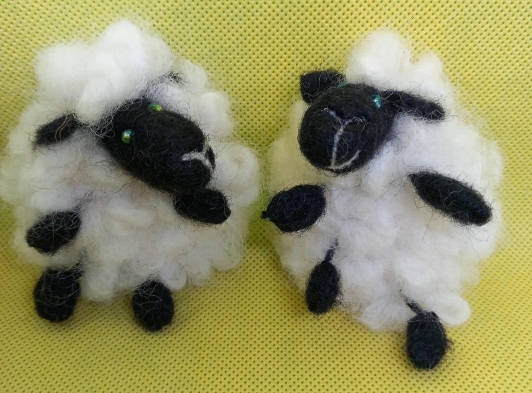 Handmade Wool Brooch "the Sheep". Needle Felting. Women Children ...