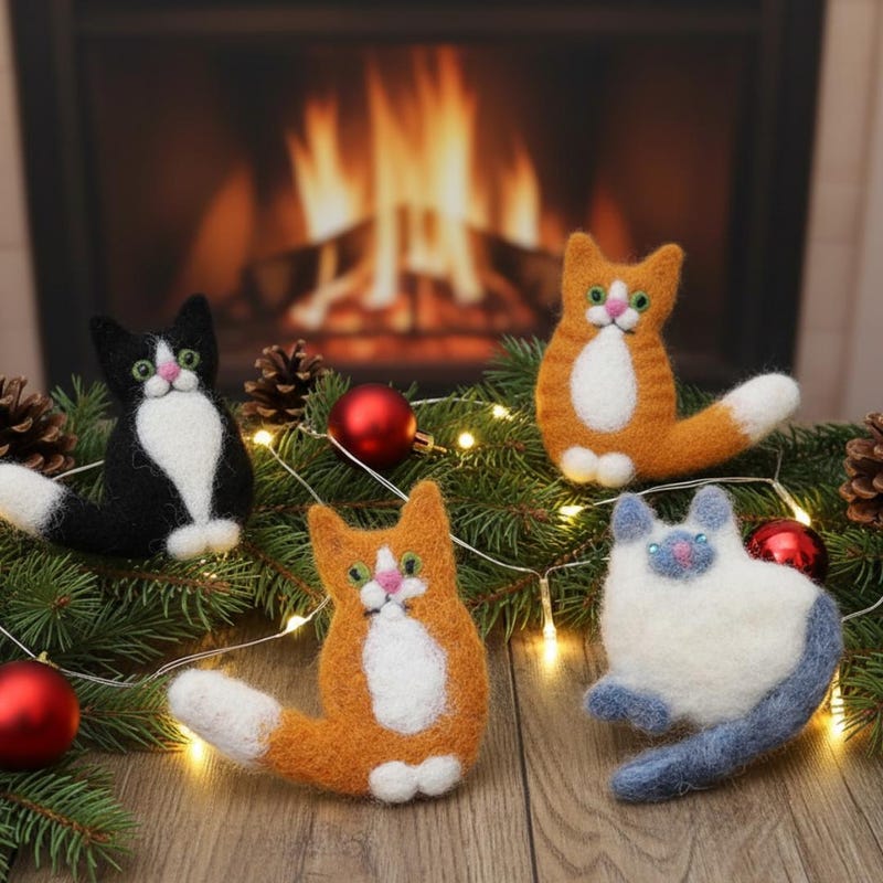 Small Felted Pin Brooch - Etsy UK