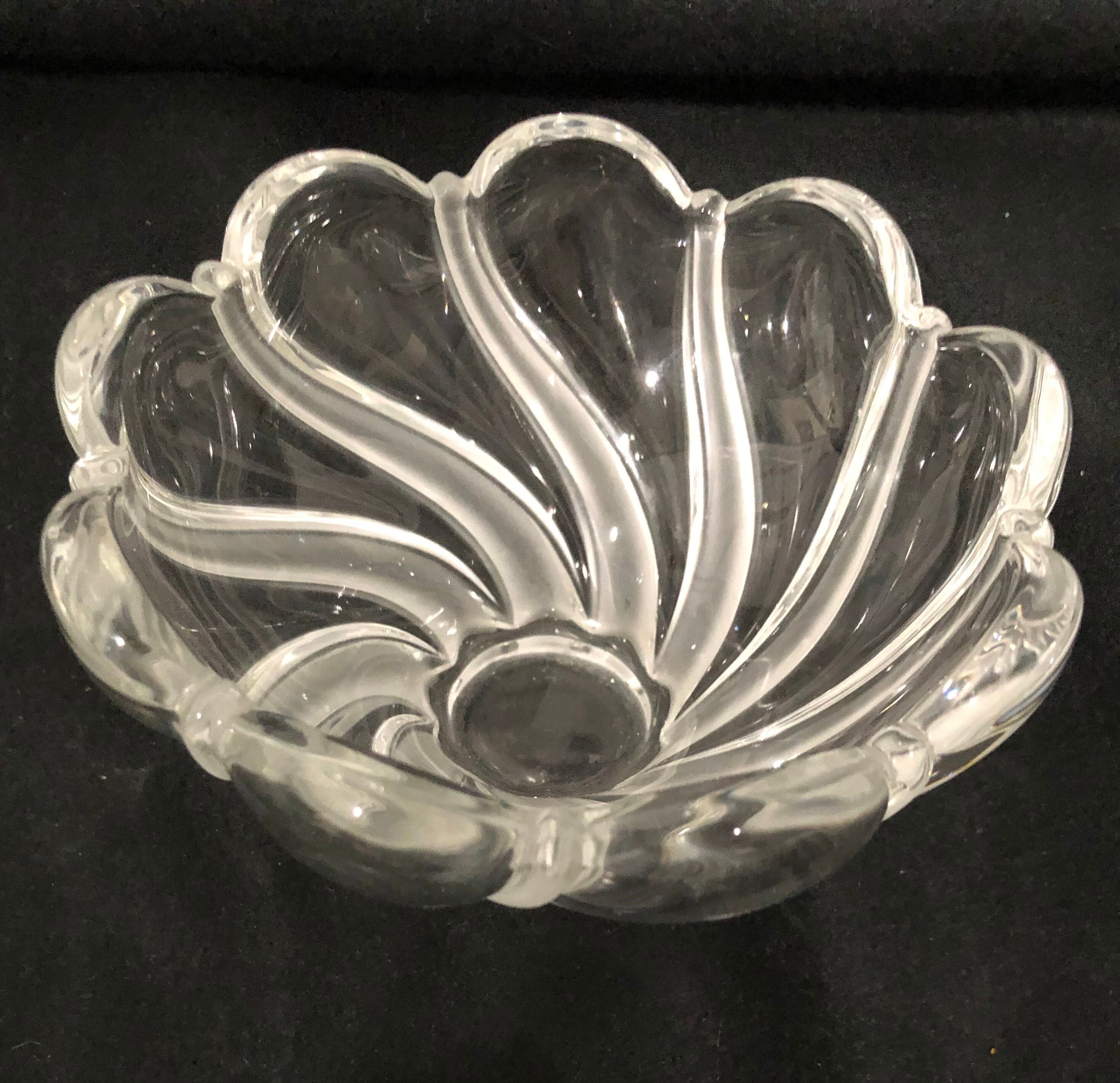 Mikasa Peppermint Bowl Clear Swirl Made in Germany - Etsy