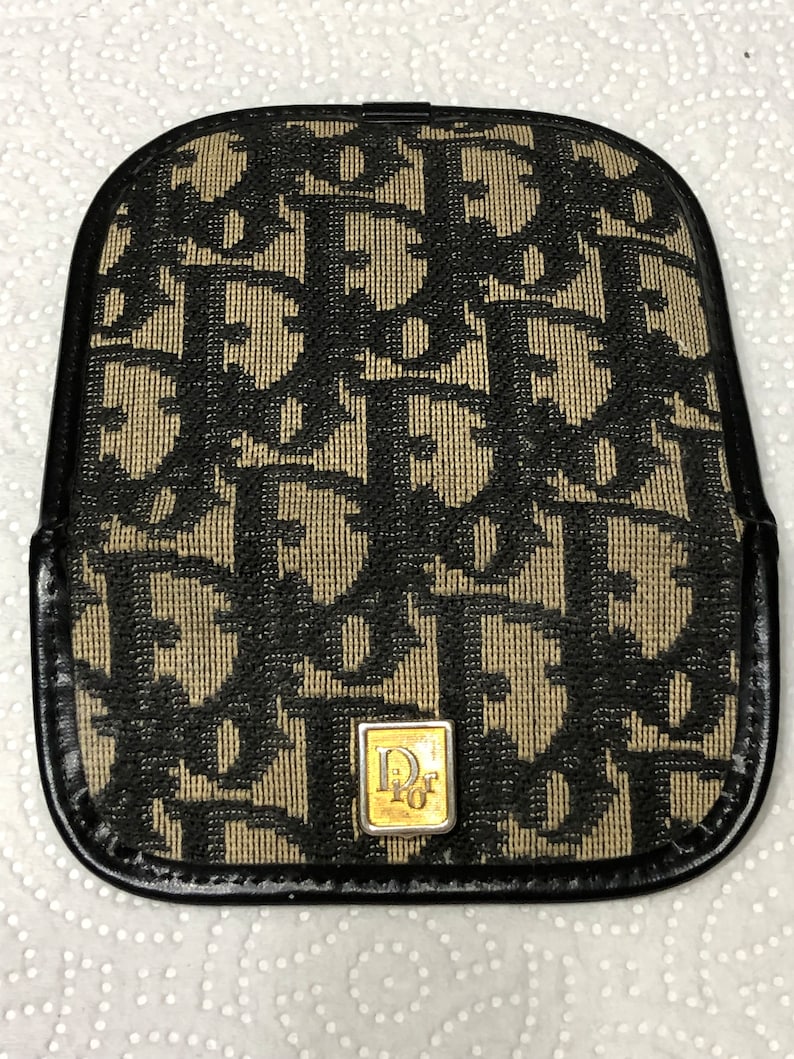 Vintage Christian Dior Coin Purse Iconic Oblique Monogram Pattern Dior ...