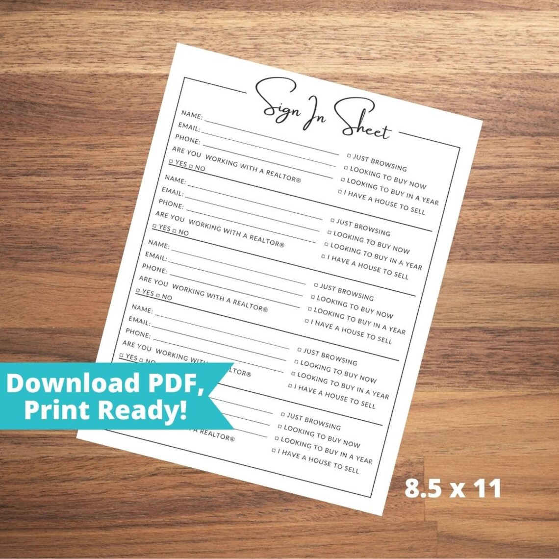 Open House Sign in Sheet Display Sign Bundle, Welcome to Our, Welcome ...