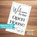 Open House Sign in Sheet Display Sign Bundle, Welcome to Our, Welcome ...