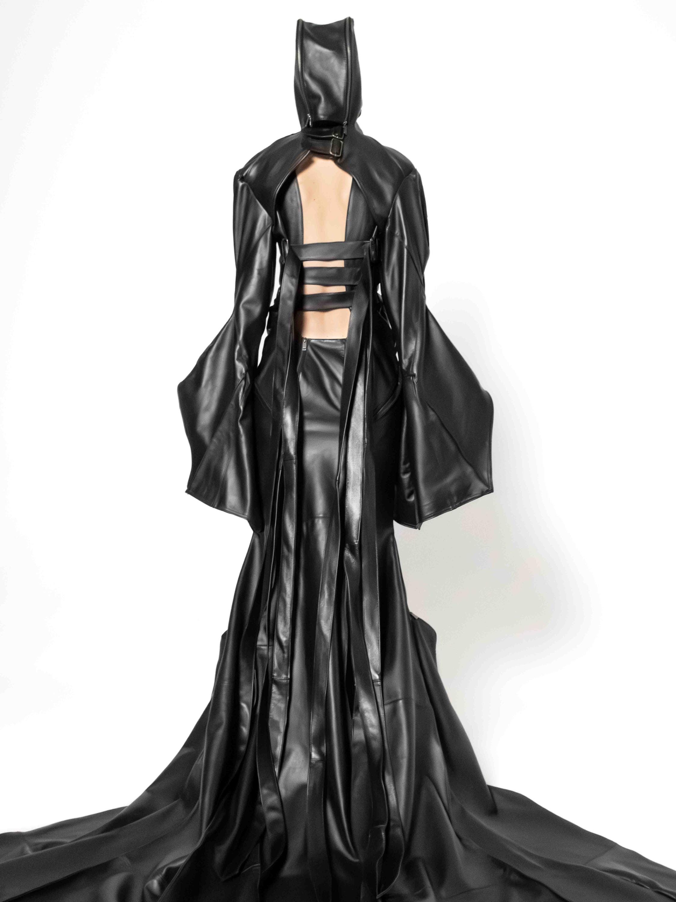Leather Face Mask Dress - Etsy