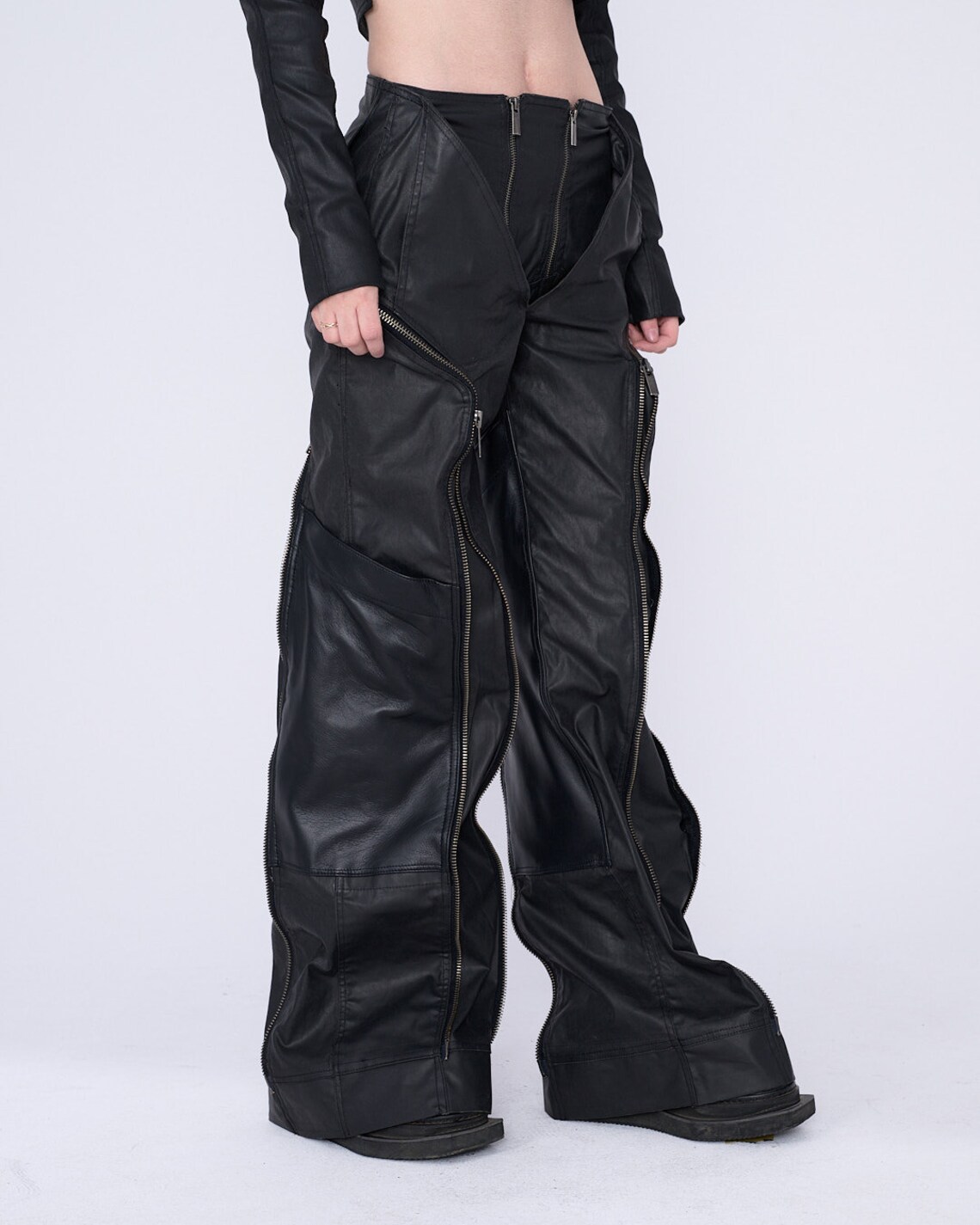 Women Denim Moon Pants - Etsy