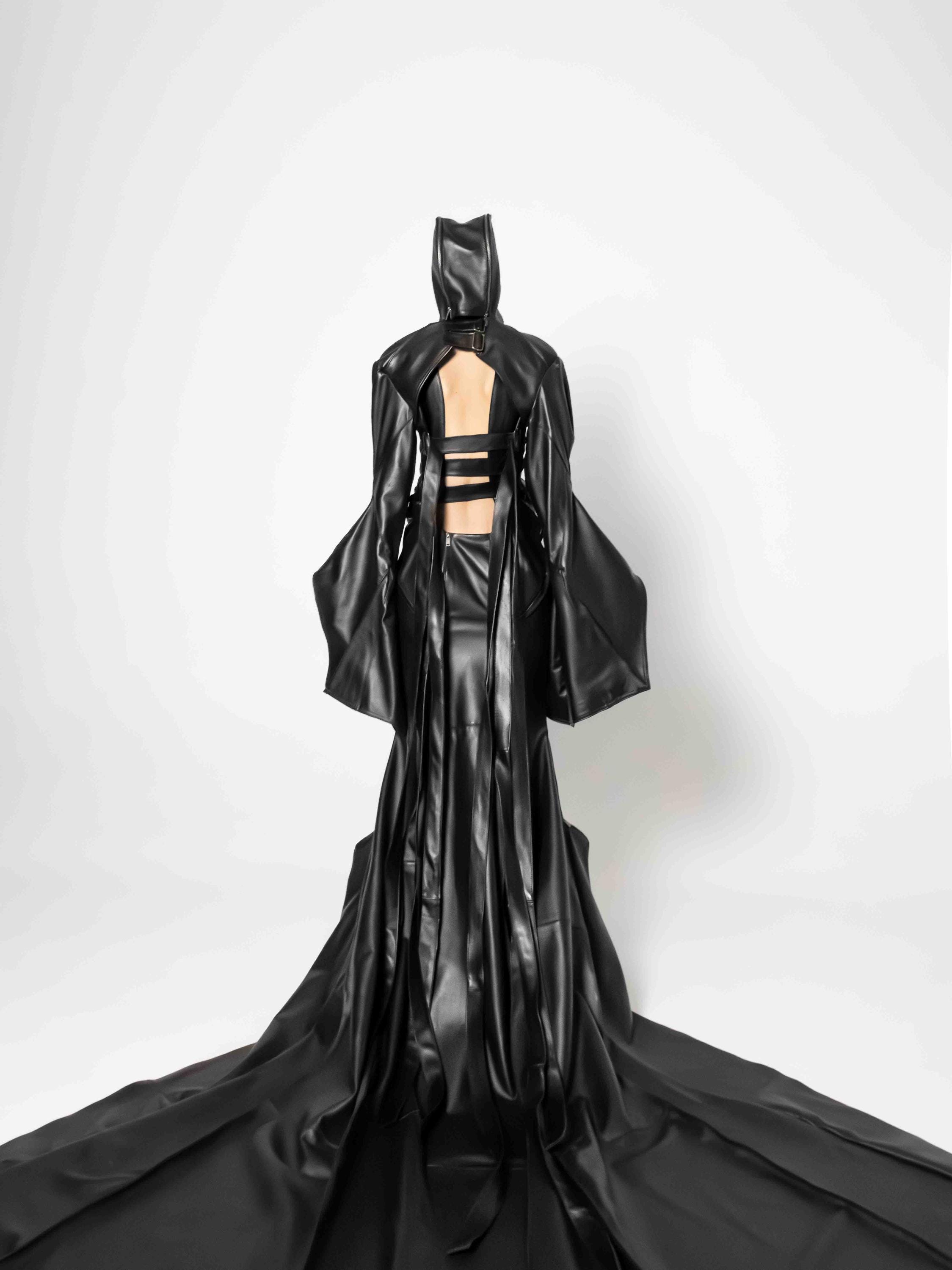 Leather Face Mask Dress - Etsy
