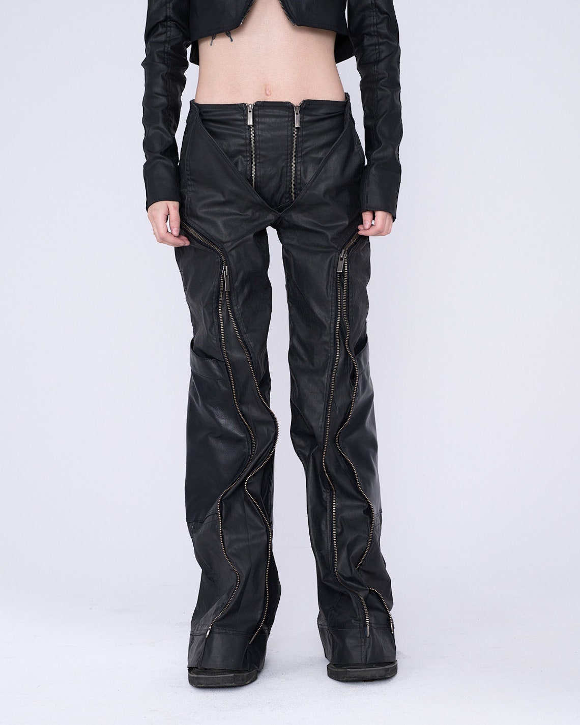 Women Denim Moon Pants - Etsy