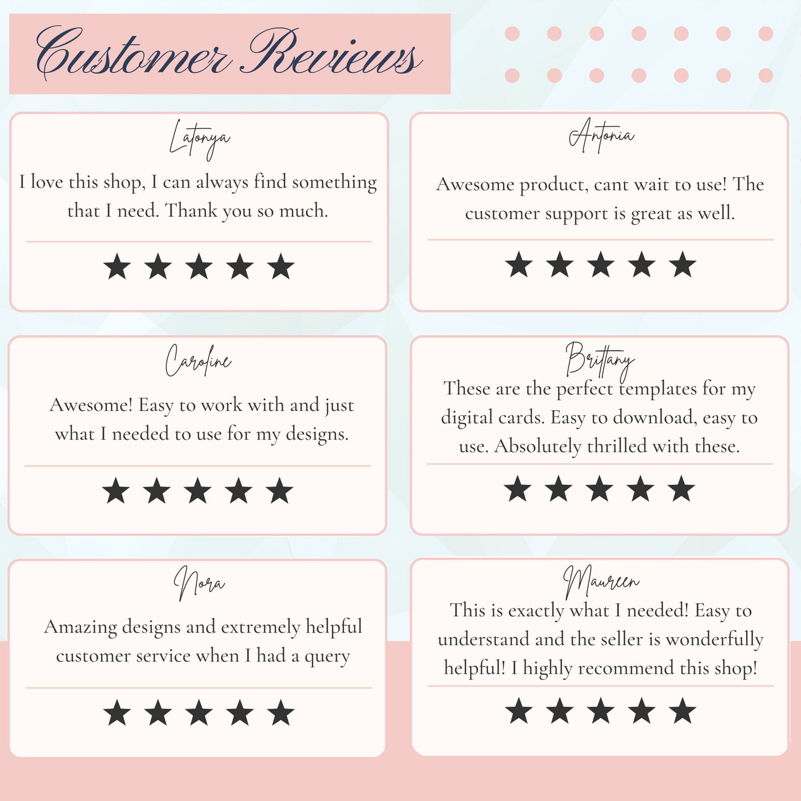 Canva Affirmation Card Mockups: 2.5"x3.5" Etsy Listing Templates ...