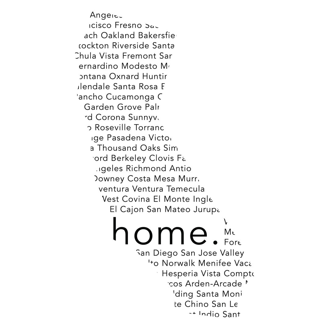 California Svg, California Cities, California Art, USA Svg, Cricut Svg ...