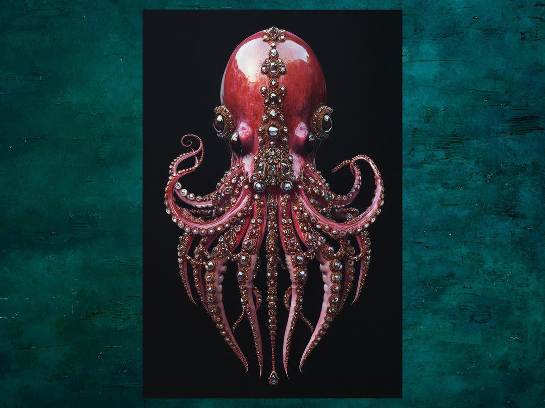 Deep Sea Queen Poster, Nature Mysticism Print, Empress House of Designs ...