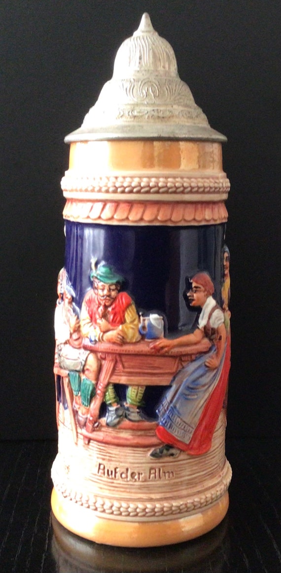 Vintage Beer Stein by Gerz. A Madel Biem Bier 1st Mein - Etsy