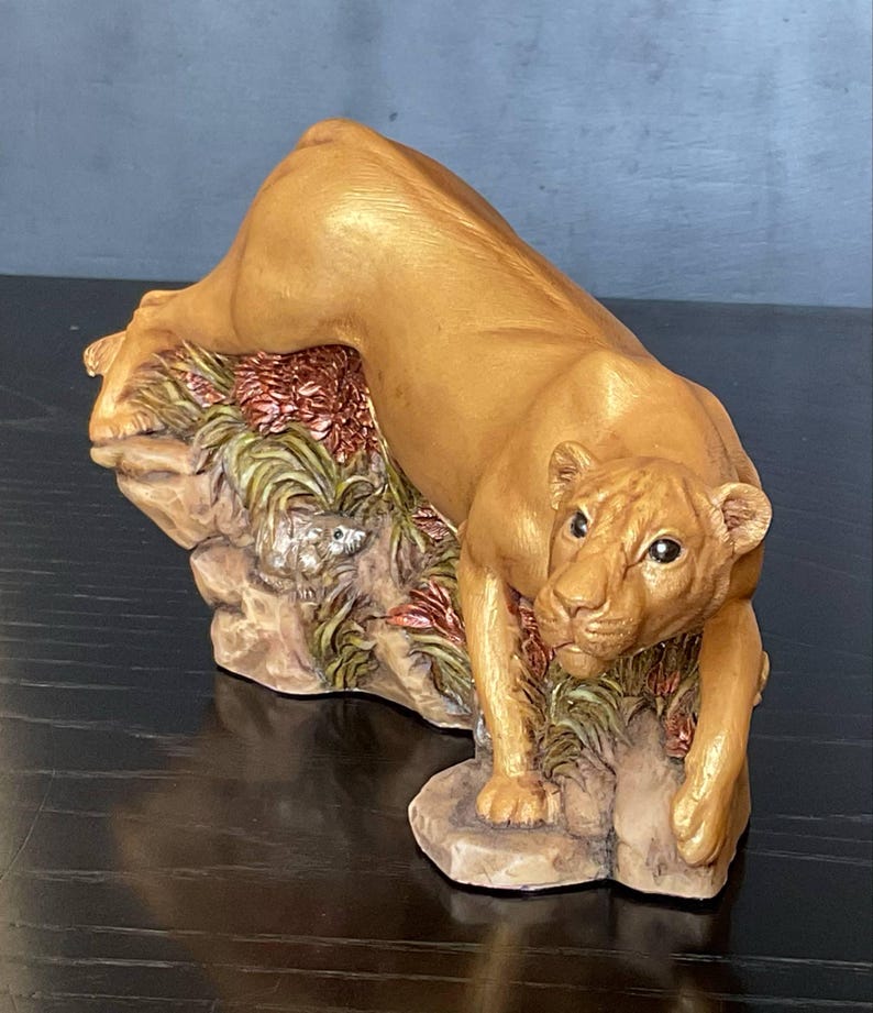 Lioness Figurine - Etsy