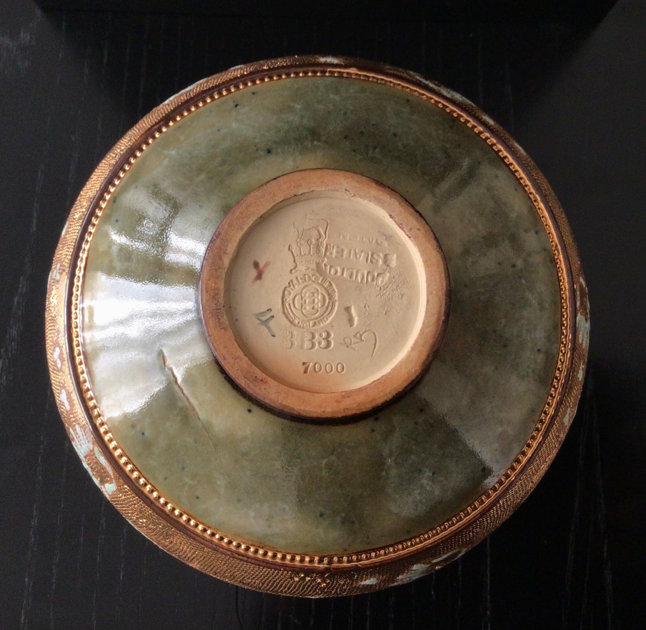 Vintage Doulton Slater Patent Stoneware Hand Painted Vase - Etsy
