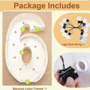 DIY Light up Number Prop: 60" Party Decor - Etsy