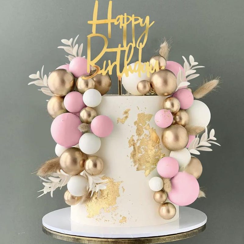 Gold Cake Topper - Etsy