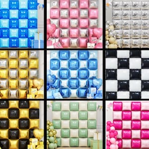 19" Square Foil Balloons: Party Backdrop Decor, 25/50 PCS - Etsy
