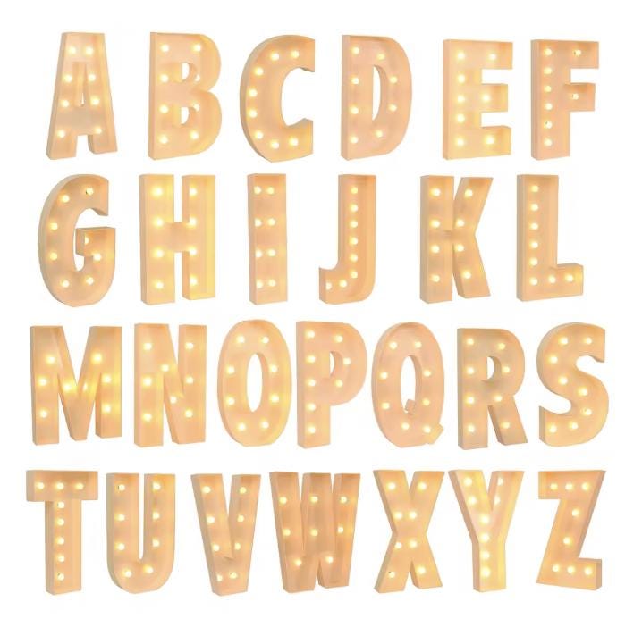 Large Light-up Letter Prop: 60" DIY Alphabet for Celebrations - Etsy