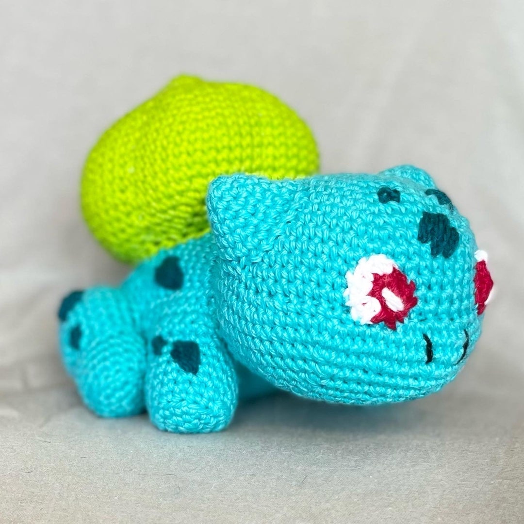 Small Bulbasaur Crocheted Plush Toy - Etsy