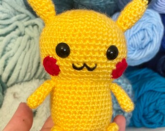 P.I.K.A.R.U.T.O Crochet Pattern Crochet Pikachu Amigurumi - Etsy