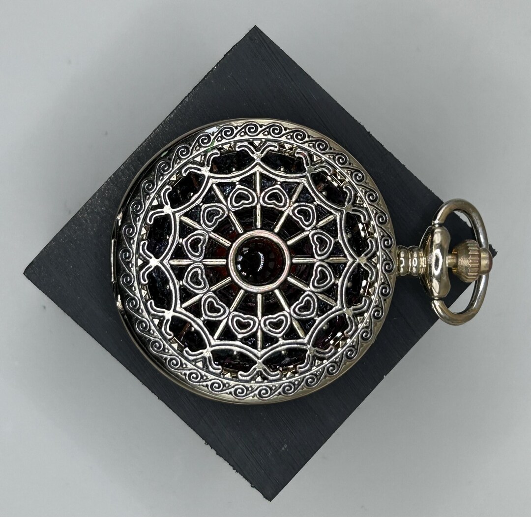 Gothic Pocket Watch With a Creepy Surprise! - Etsy