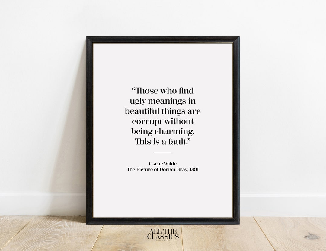 Book Quote Art Print | Printable Wall Art | Minimalist Literary Print ...