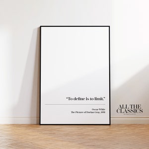 Book Quote Art Print | Printable Wall Art | Minimalist Literary Print ...