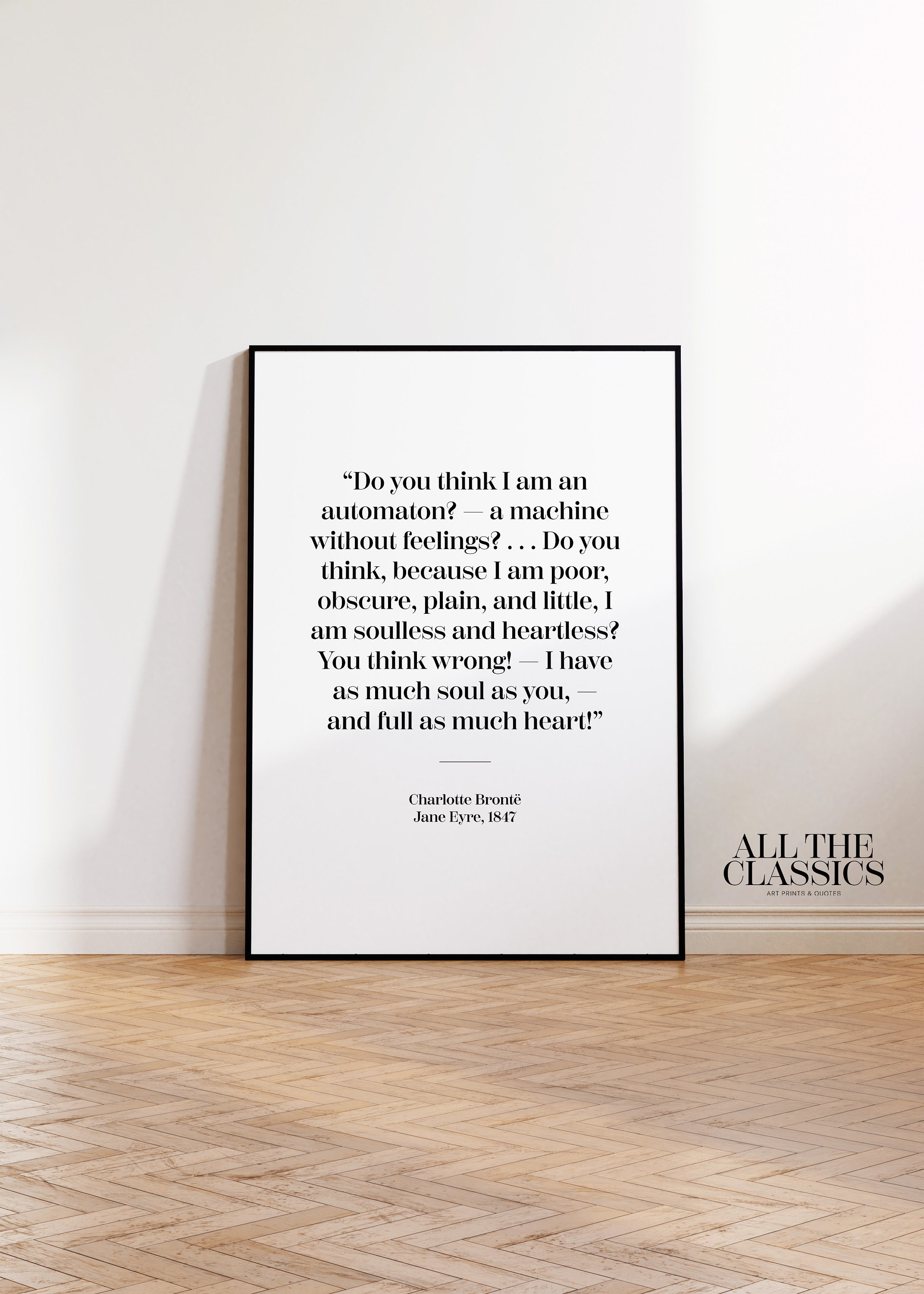 Book Quote Art Print Printable Wall Art Minimalist Literary Print ...