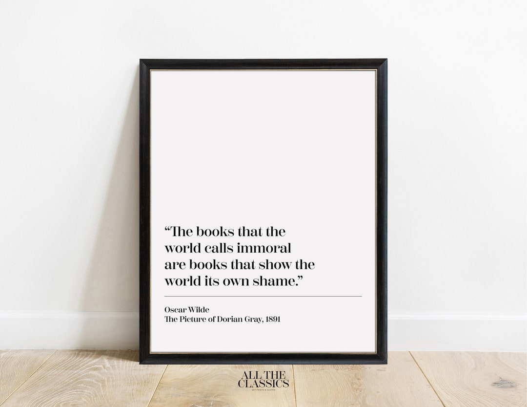 Book Quote Art Print | Printable Wall Art | Minimalist Literary Print ...
