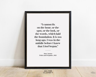Book Quote Art Print Printable Wall Art Minimalist - Etsy