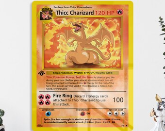 Thicc Charizard Card - Etsy