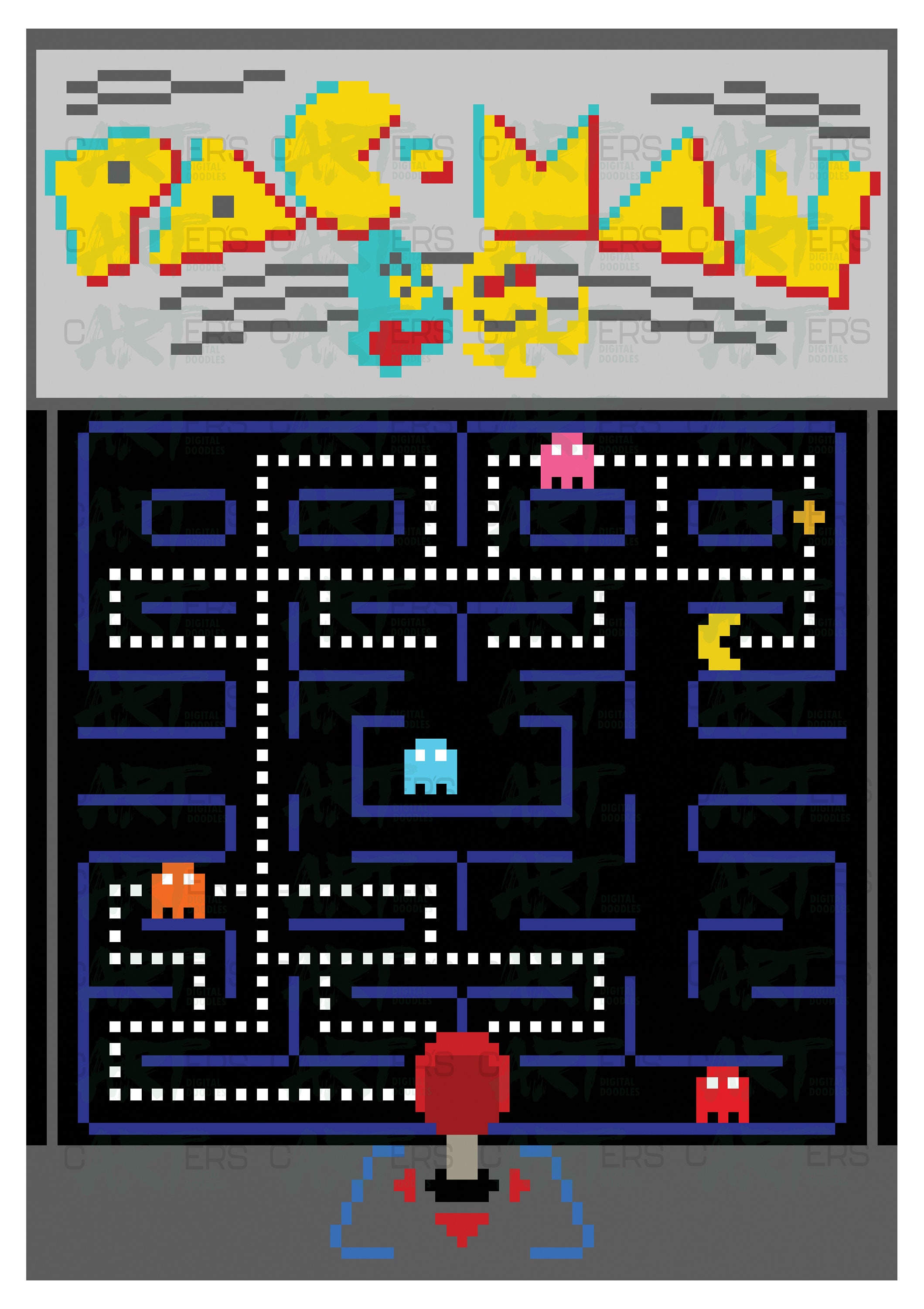 8bit Pixel Art | Retro Video Game | Arcade Machine | Gamer Gift ...