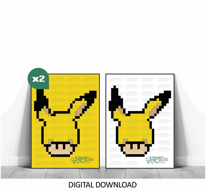 8bit Pixel Art Retro Video Game Games Room Art Gamer Gift Gaming Poster ...