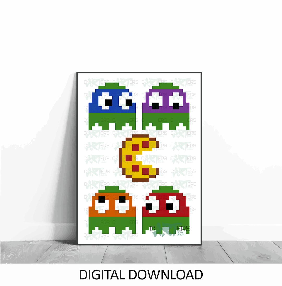 8bit Pixel Art | Retro Video Game | Game Characters Illustration ...
