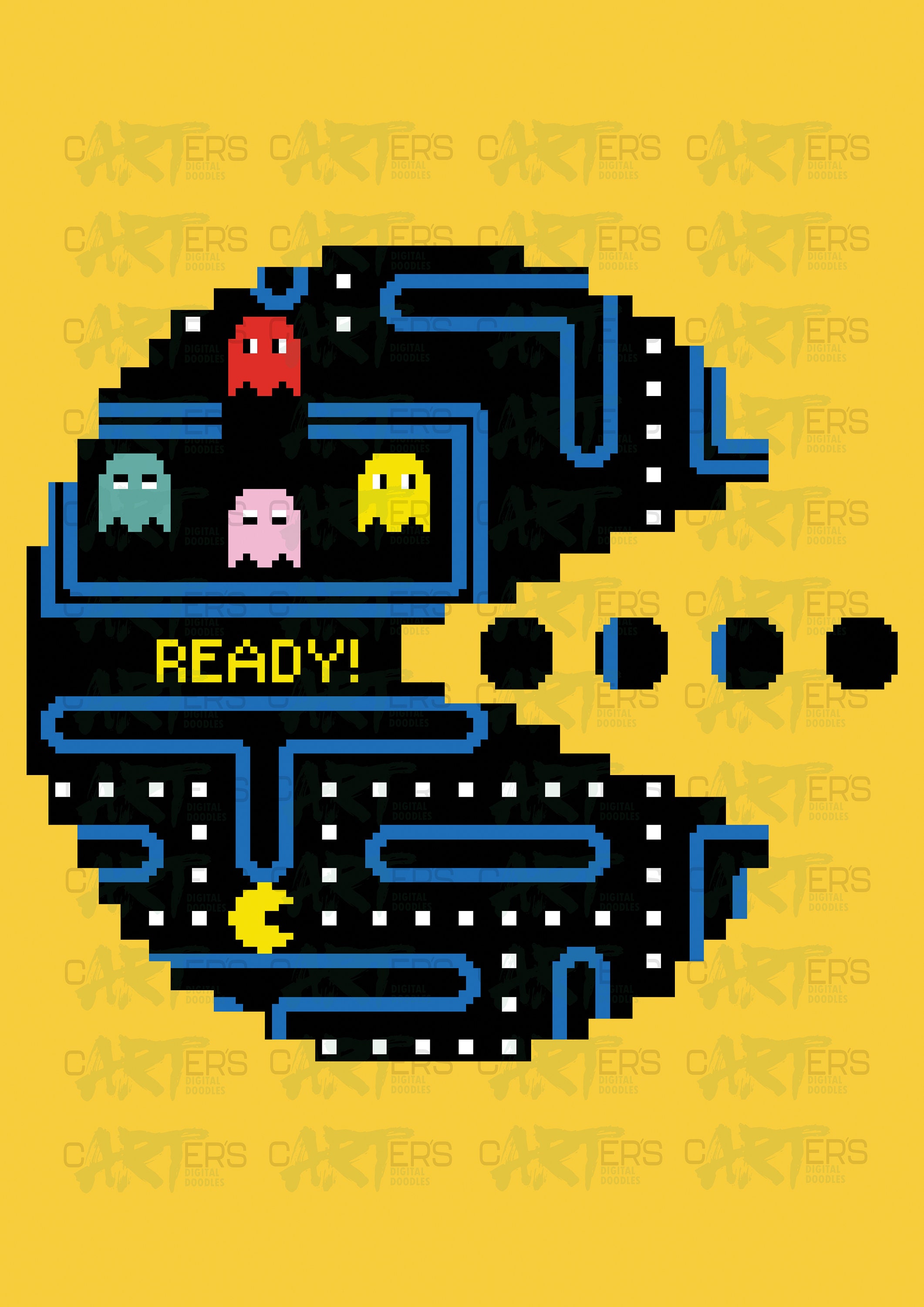 8bit Pixel Art | Retro Video Game | Game Characters Illustration ...