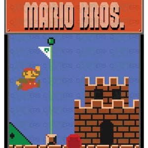 8bit Pixel Art | Retro Video Game | Arcade Machine | Gamer Gift ...