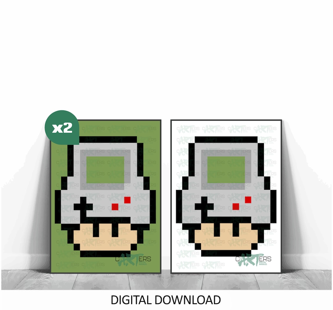 8bit Pixel Art | Retro Video Game | Games Room Art | Gamer Gift ...