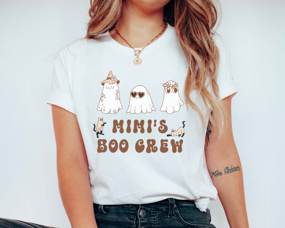 Mimi Boo Crew Shirt Mimi Halloween Tee Cute Mimi Shirt - Etsy