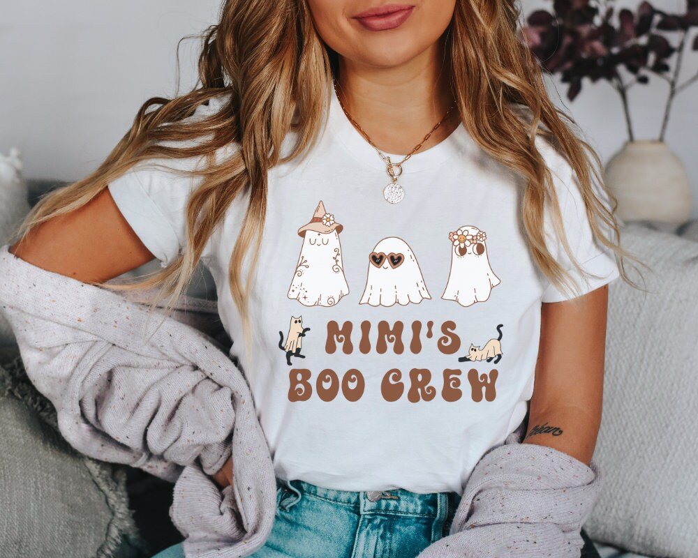 Mimi Boo Crew Shirt Mimi Halloween Tee Cute Mimi Shirt - Etsy