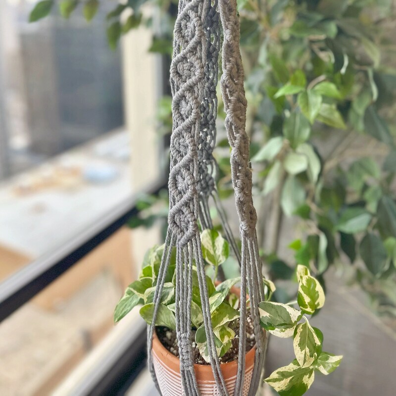 Macrame Pot Holder - Etsy
