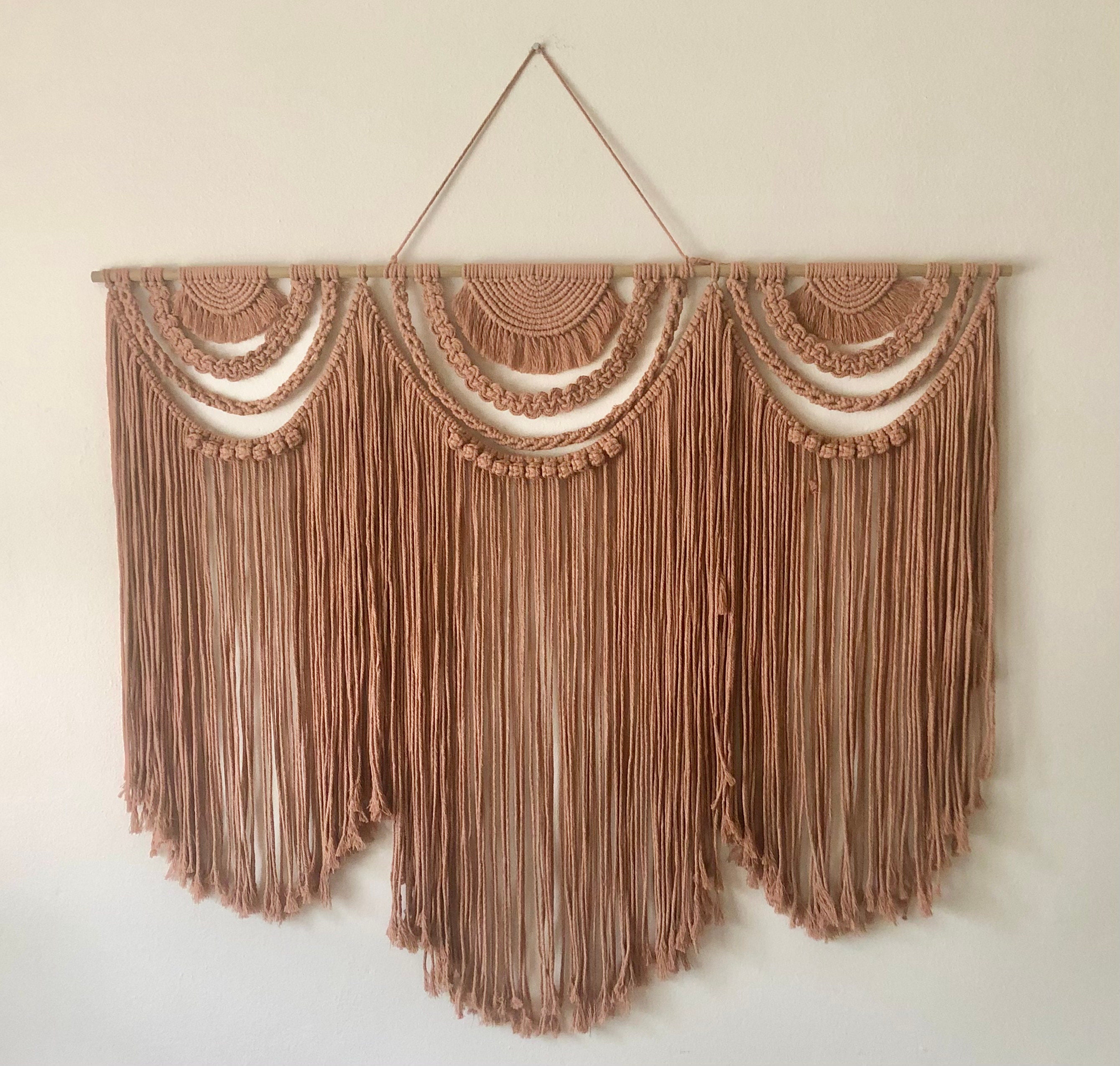 Triple Arch Macrame Wall Hanging - Etsy