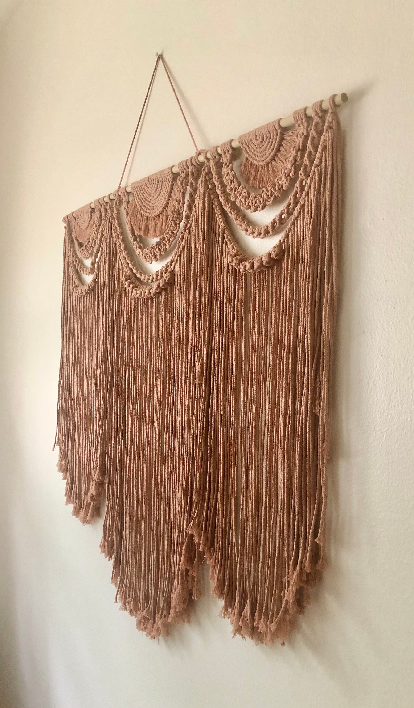 Triple Arch Macrame Wall Hanging - Etsy