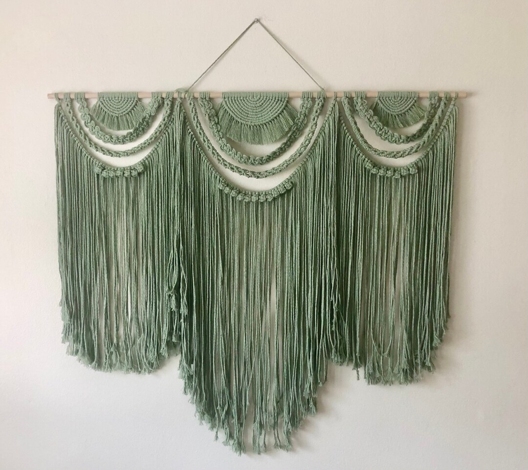 Triple Arch Macrame Wall Hanging - Etsy