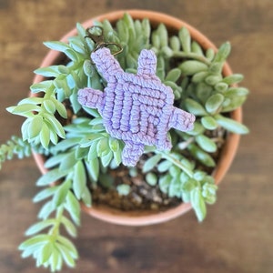 Choose 3 Tropical Macrame Turtle Keychains, Colorful Sea Turtle ...