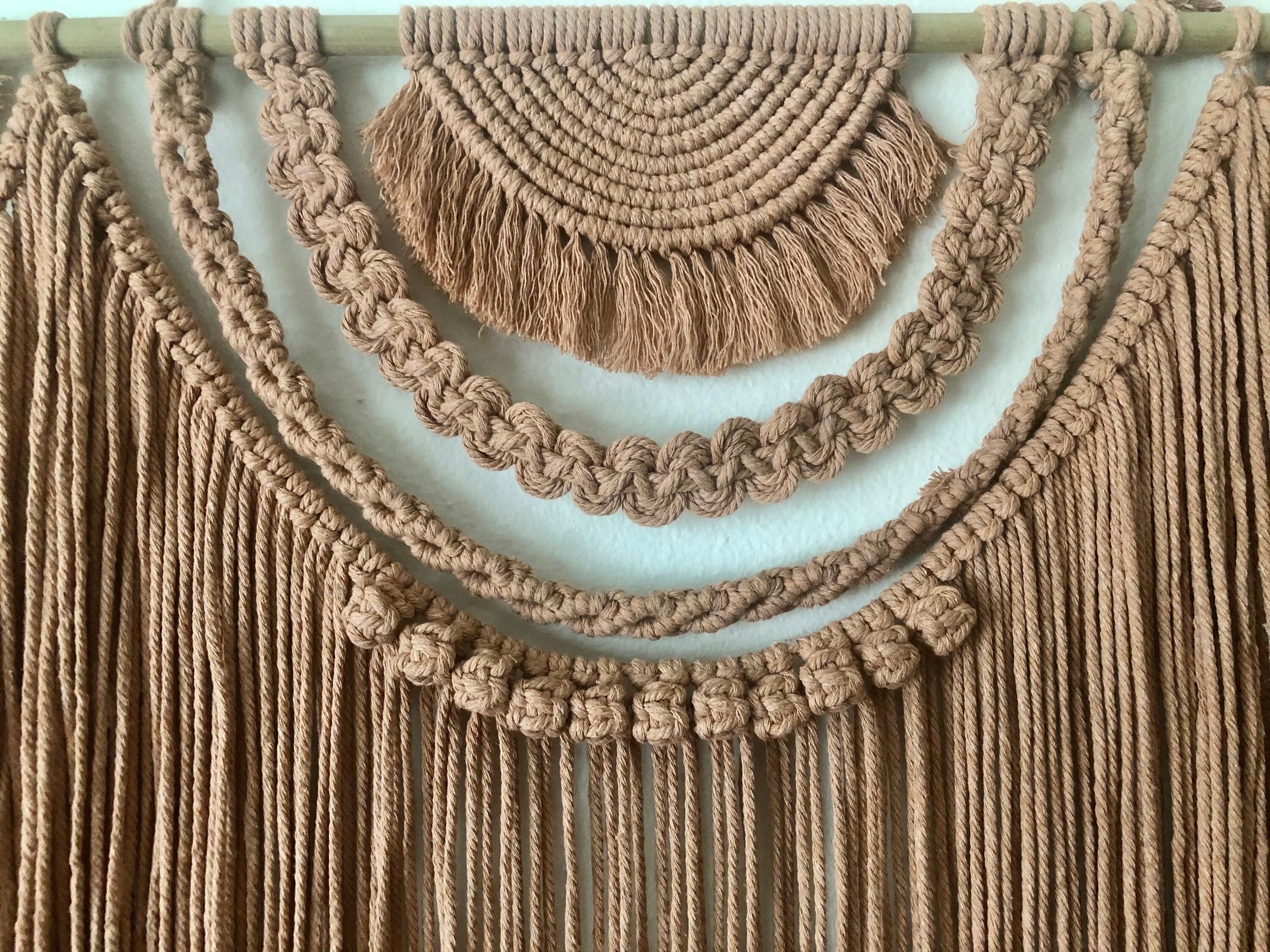 Triple Arch Macrame Wall Hanging - Etsy