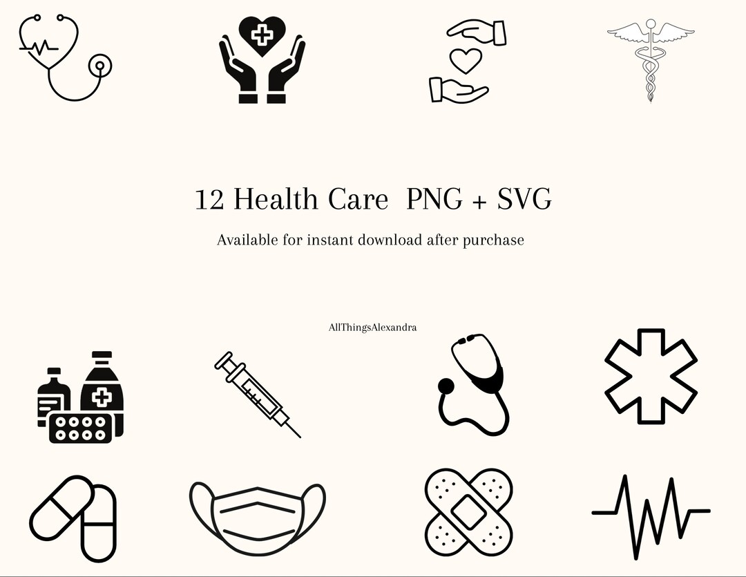 Health Care Svg Png - Etsy