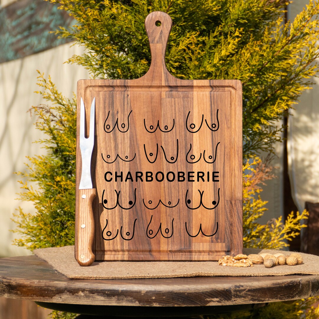 Charbooberie Charcuterie Board,custom Cutting Board, Funny Cutting ...