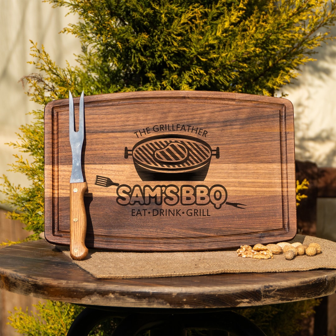 BBQ Cutting Board, Grill Cutting Board, BBQ Gifts, Grilling Gift ...